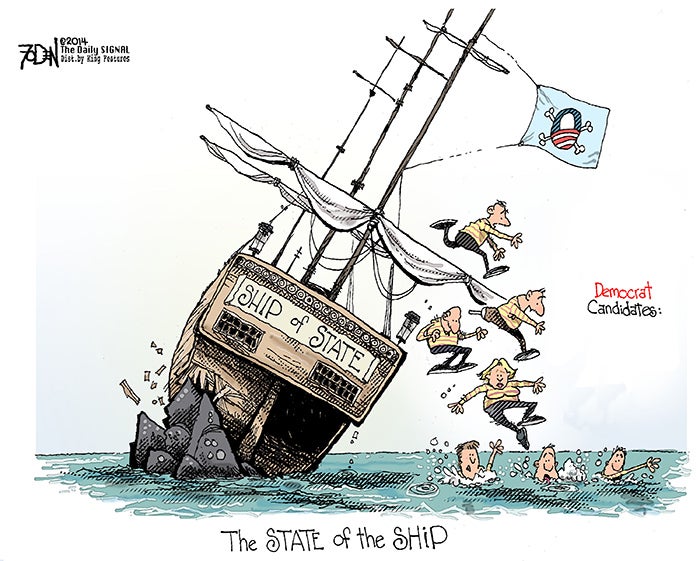 Cartoon: Jumping Ship?