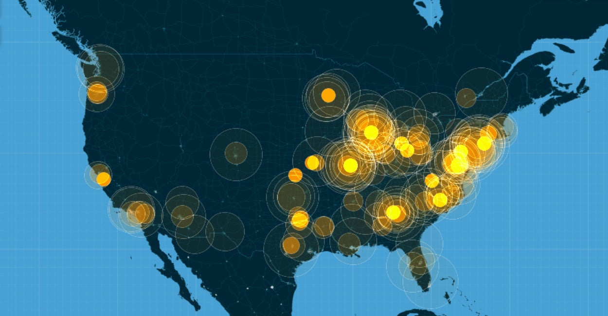 How the Ferguson Decision Spread on Twitter, in One Map