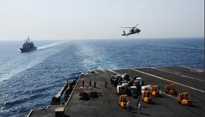 Photos: Life Aboard the USS George H.W. Bush Aircraft Carrier