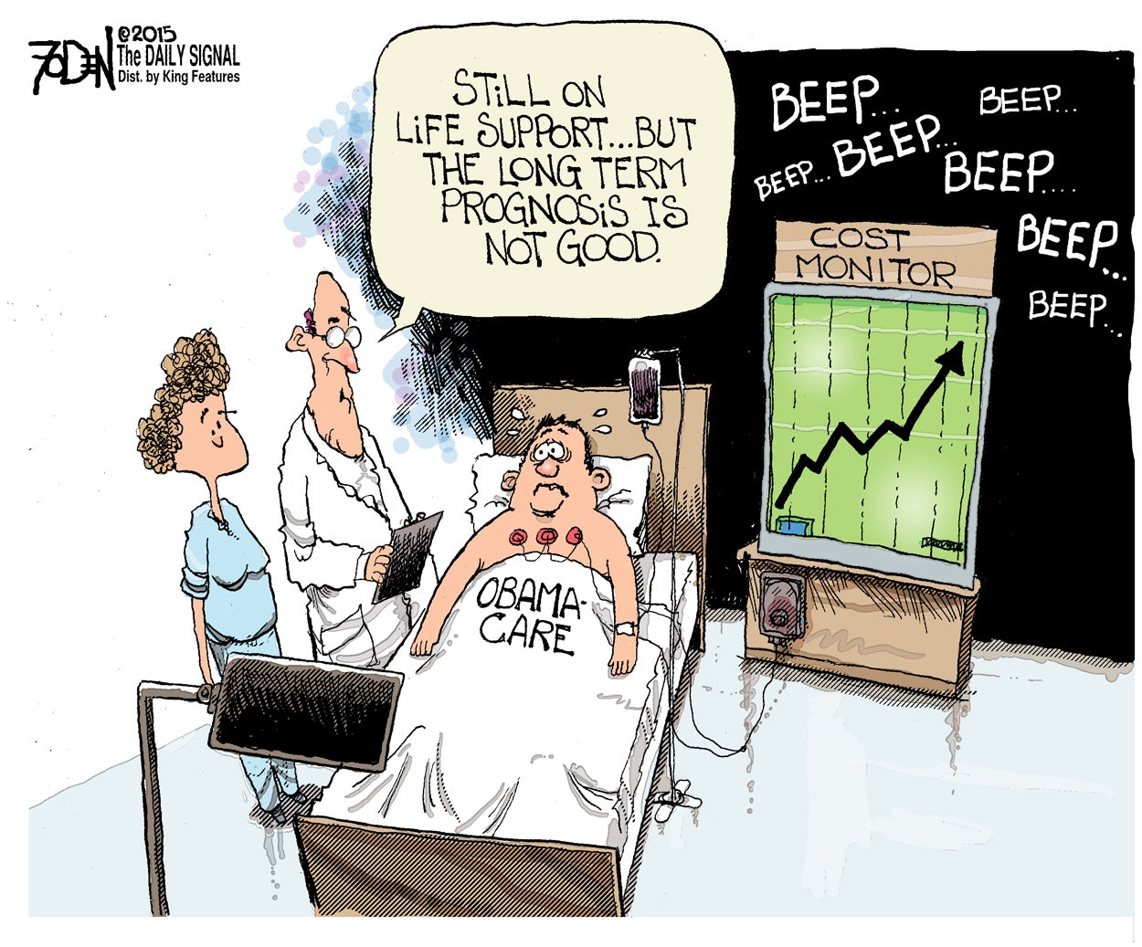 Cartoon: Obamacare's Long-Term Prognosis