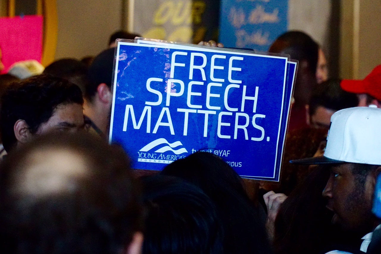 Campus Protesters Try to Silence Conservative Ben Shapiro