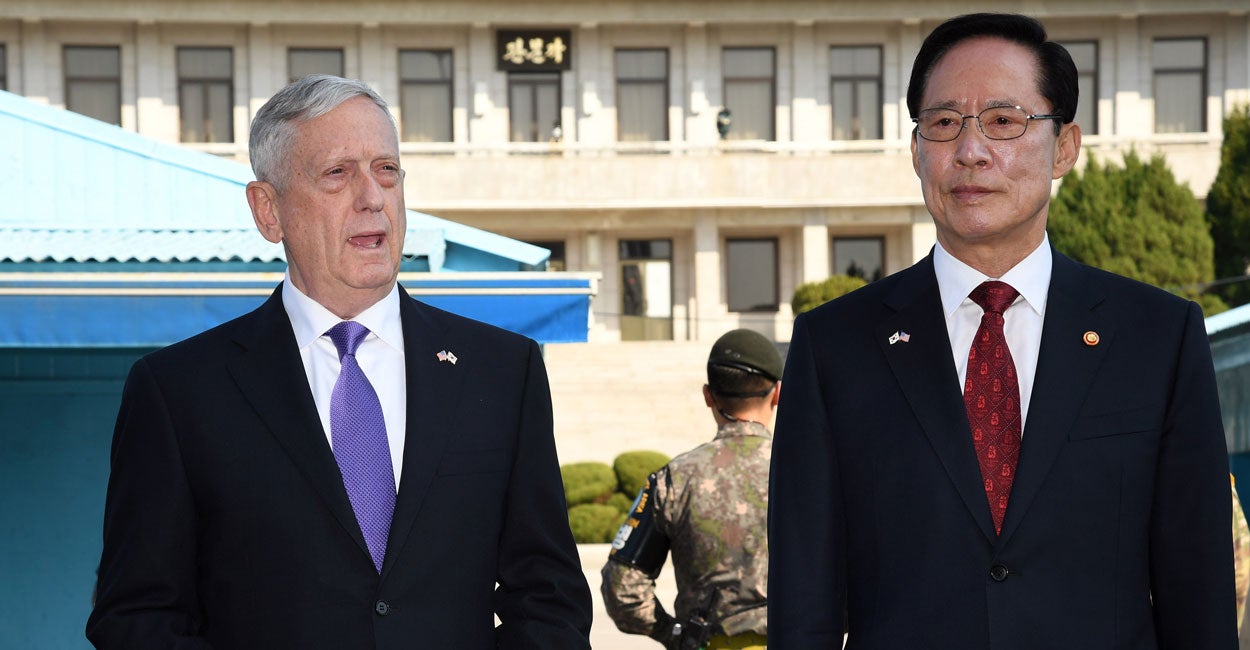 James Mattis Walks Out Onto Kim Jong Un’s Doorstep. Here’s His Message.