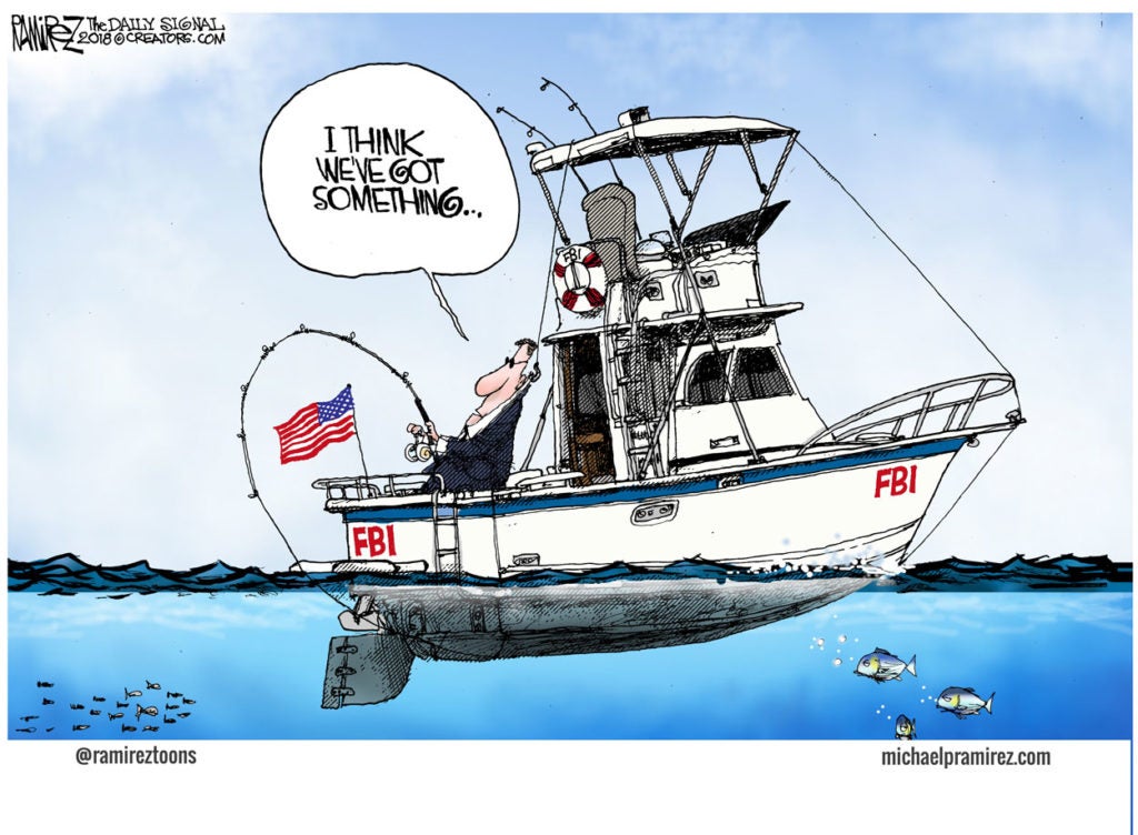 Cartoon: FBI Goes Fishing