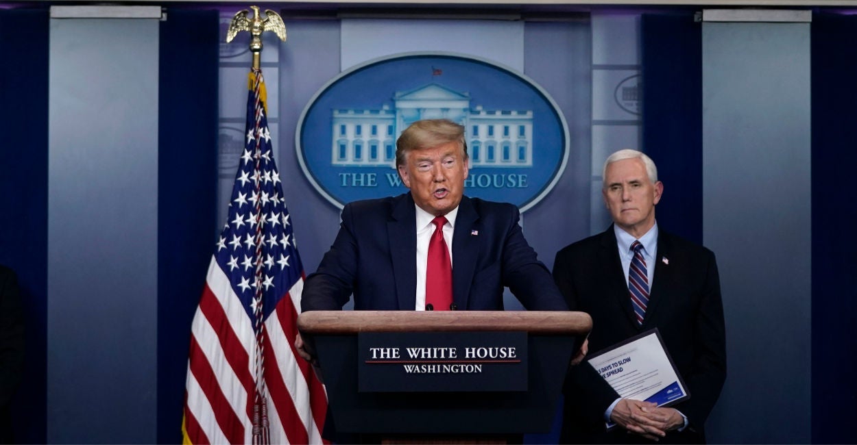 Watch Live: Trump's Press Briefing on COVID-19
