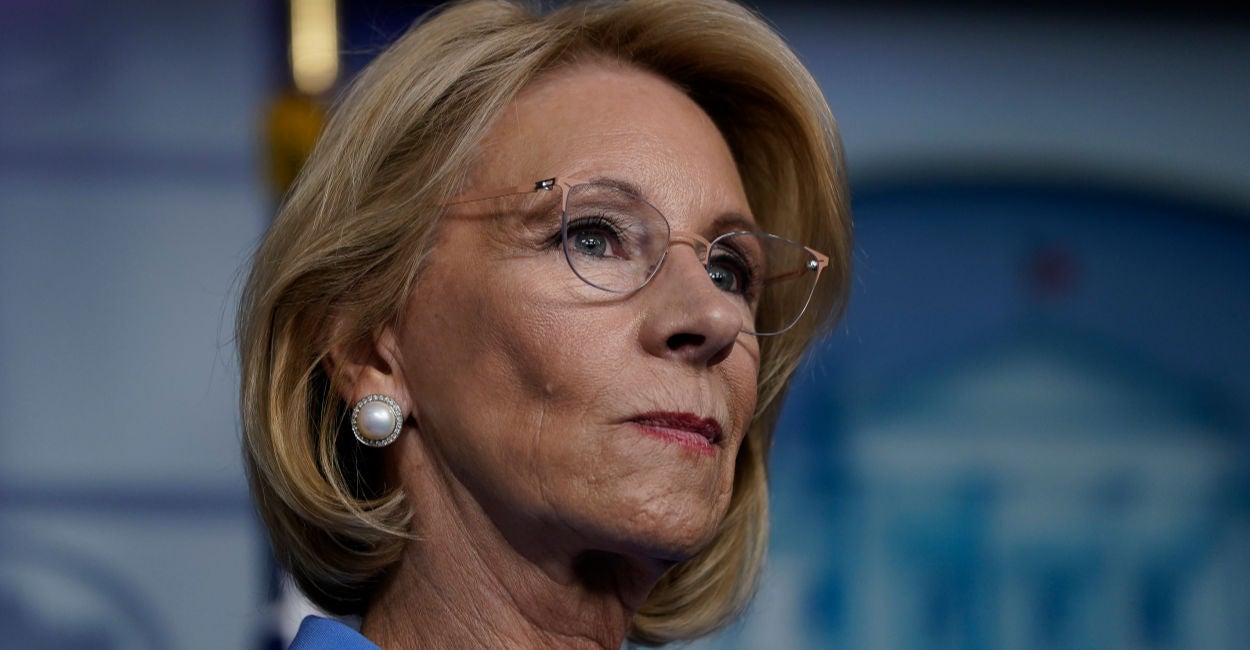 DeVos Calls on Harvard to Follow Stanford’s Lead, Return COVID-19 Cash