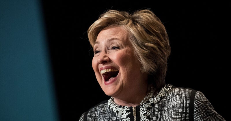 Hillary Clinton Laughs at News of Trump's Indictment