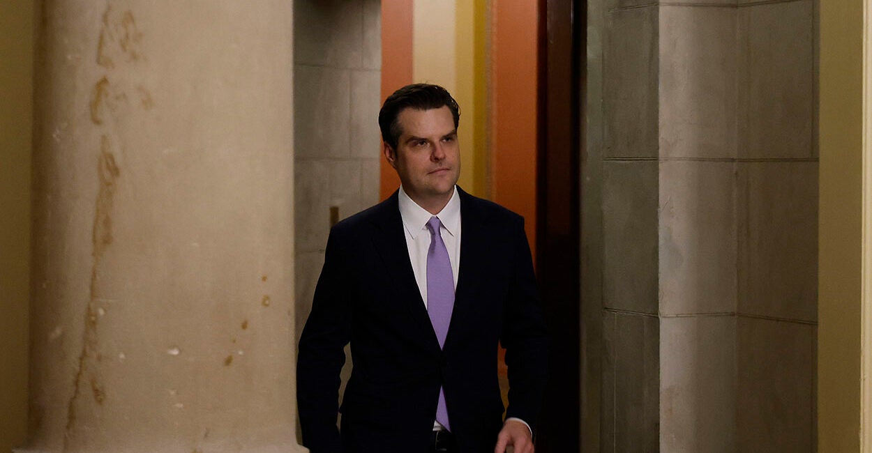 Matt Gaetz Abruptly Ends Bid to Become Attorney General