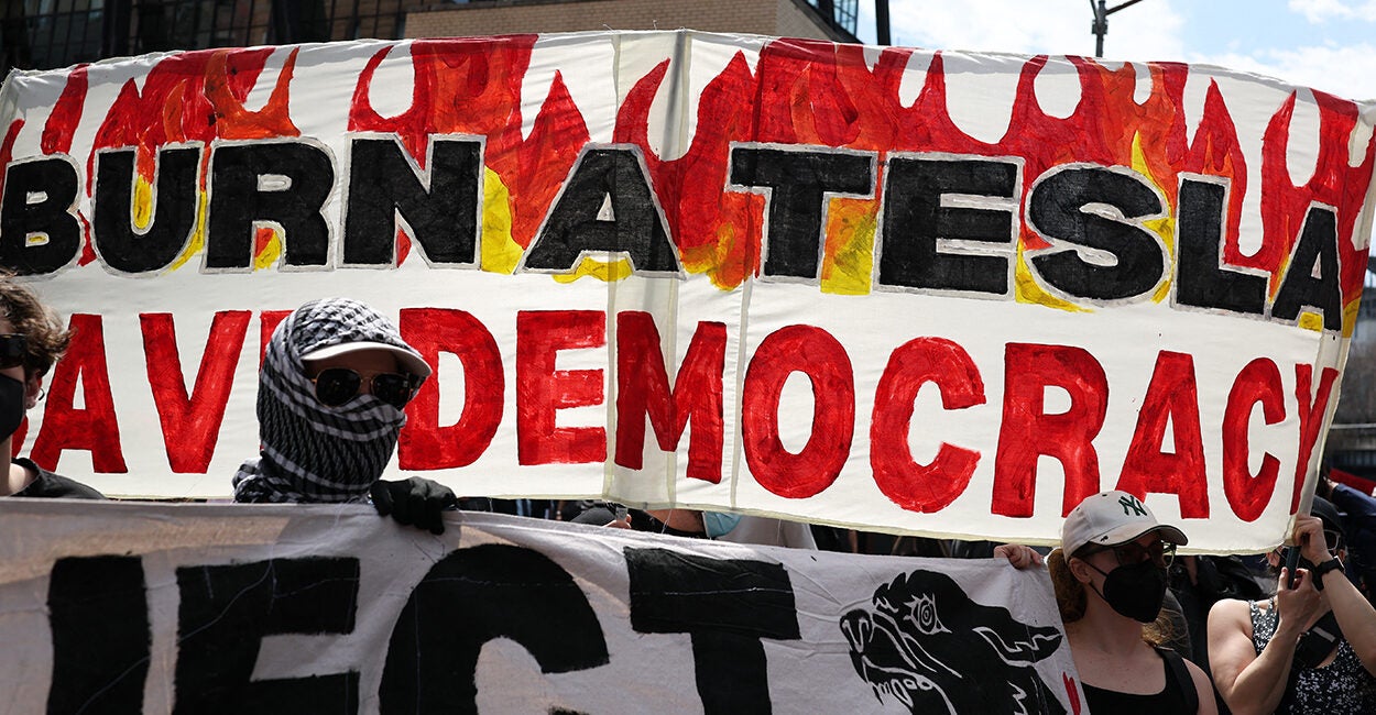 Who's Funding the Anti-Tesla Protests Amid 'Domestic Terrorism'?