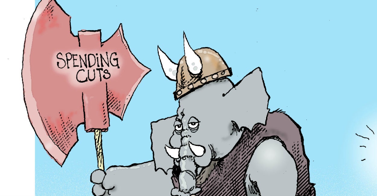 Cartoon: Washington's Idea of 'Budgeting'