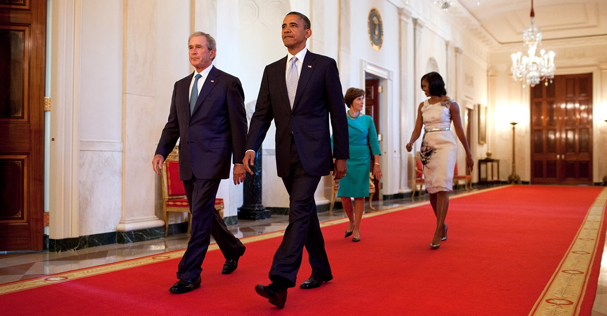 Obama Is Talking, Not Acting, Like George W. Bush