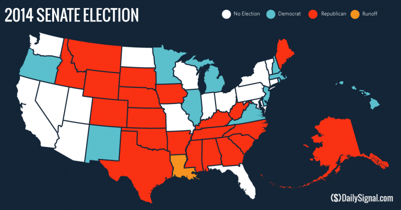 2014: GOP Wins Senate, Adds to House, Grabs Governorships