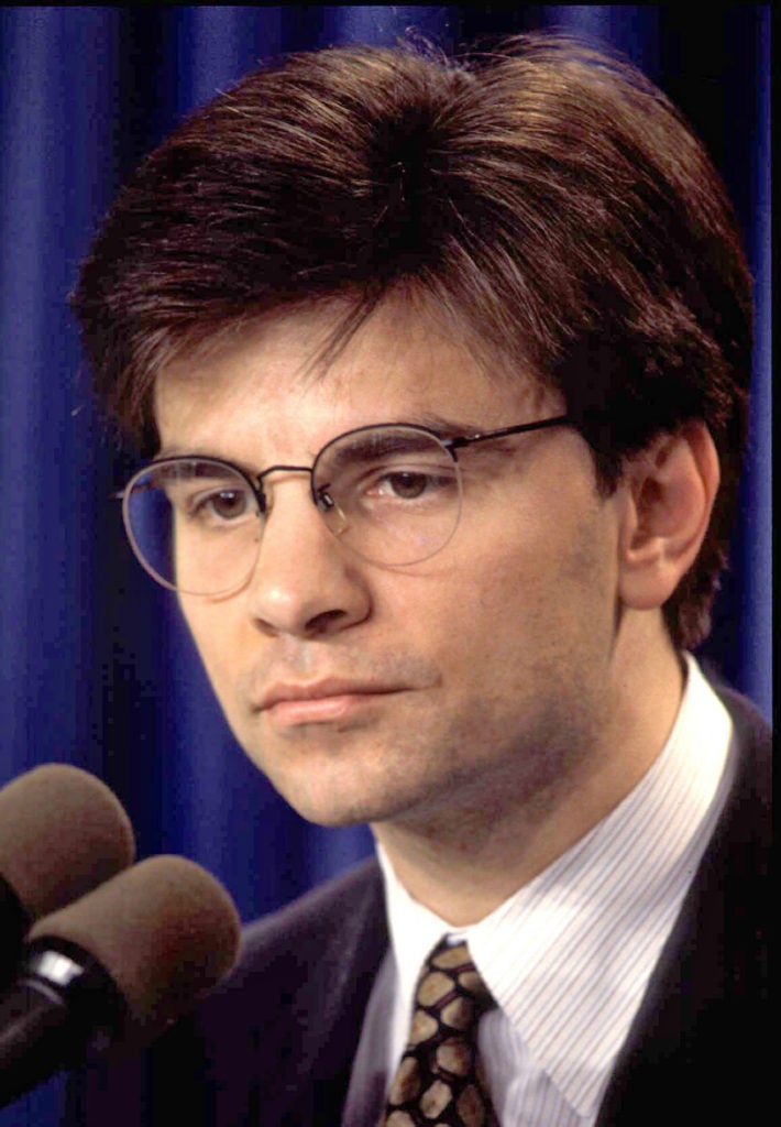 Spicer Outlasts Stephanopoulos in White House Press Room