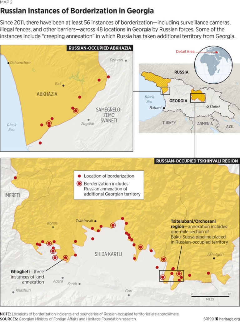 10 Years After Putin's Invasion, Russia Still Occupies Parts of Georgia