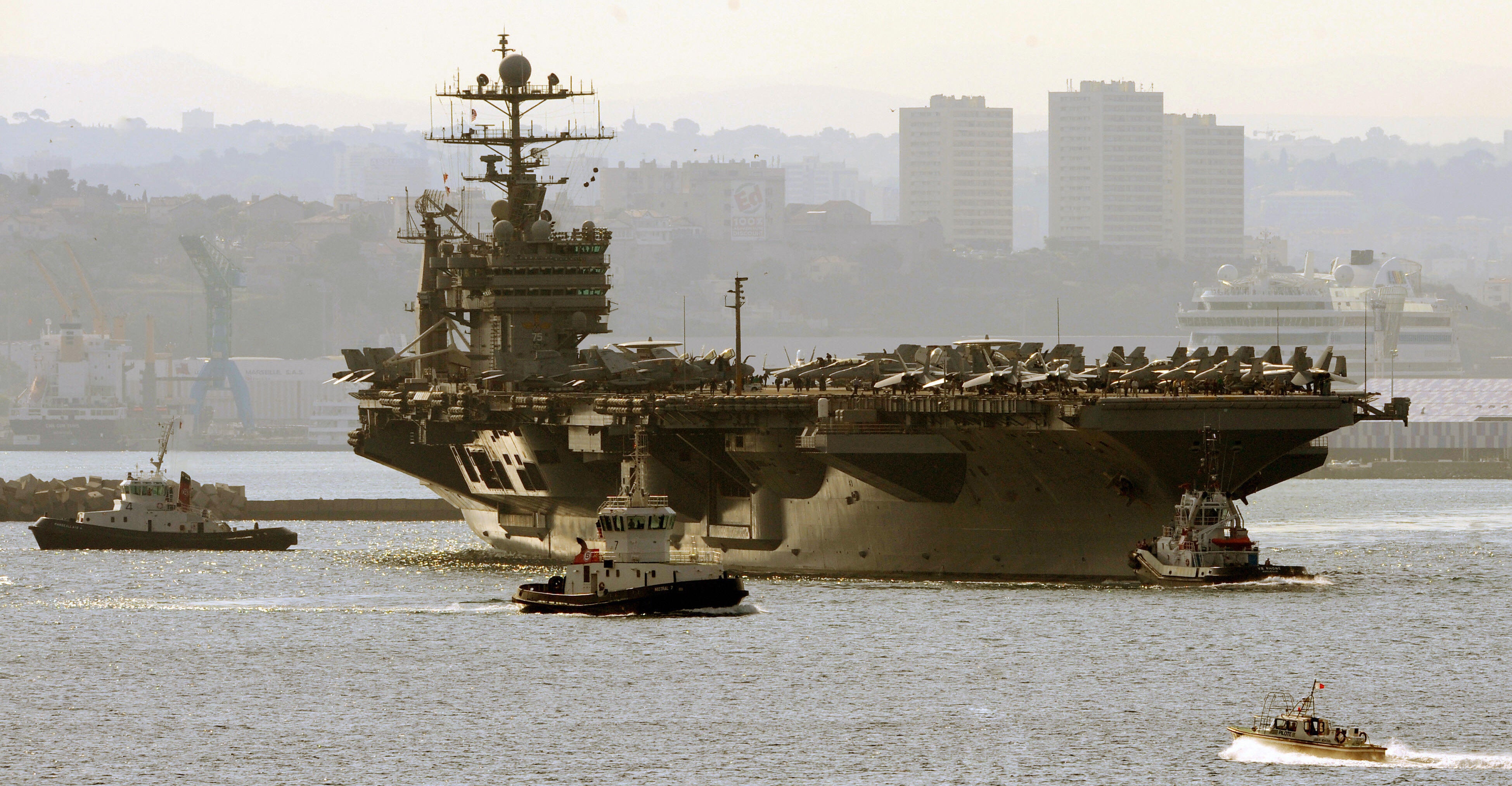 How Navy's Maintenance Shortfall Is Keeping an Aircraft Carrier in Port