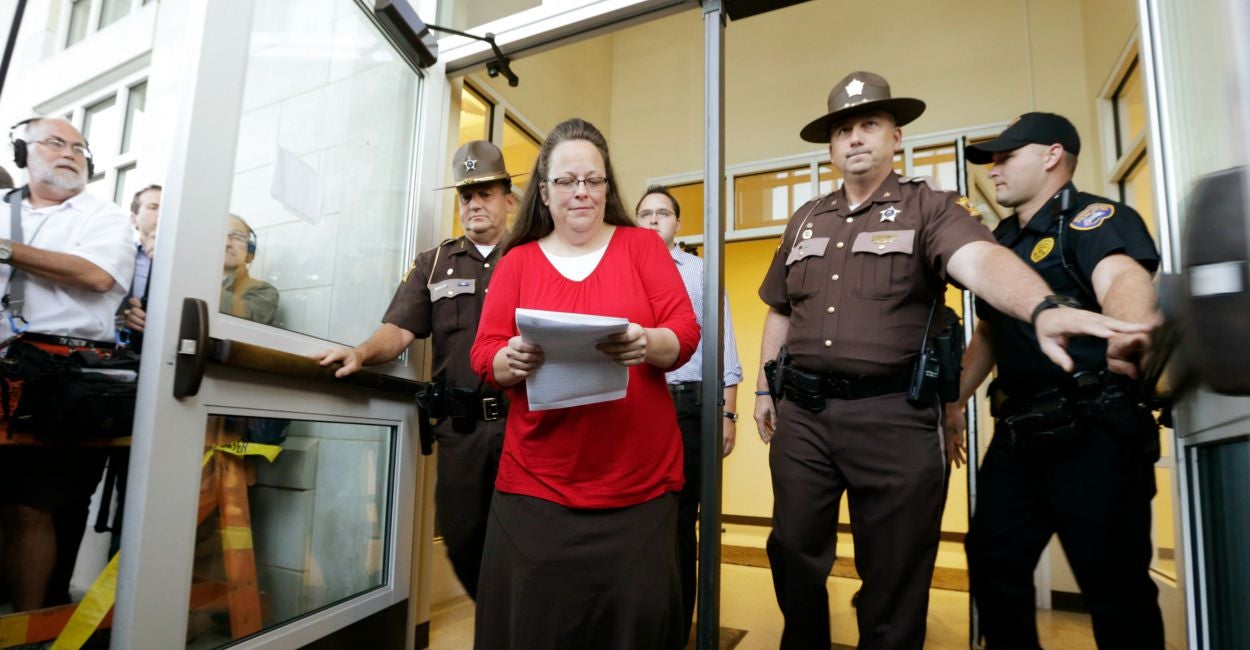 Lessons Learned From Kim Davis