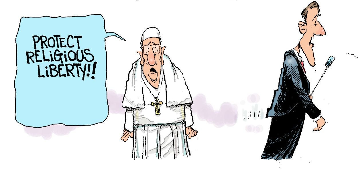 Cartoon: The Editing of Pope Francis