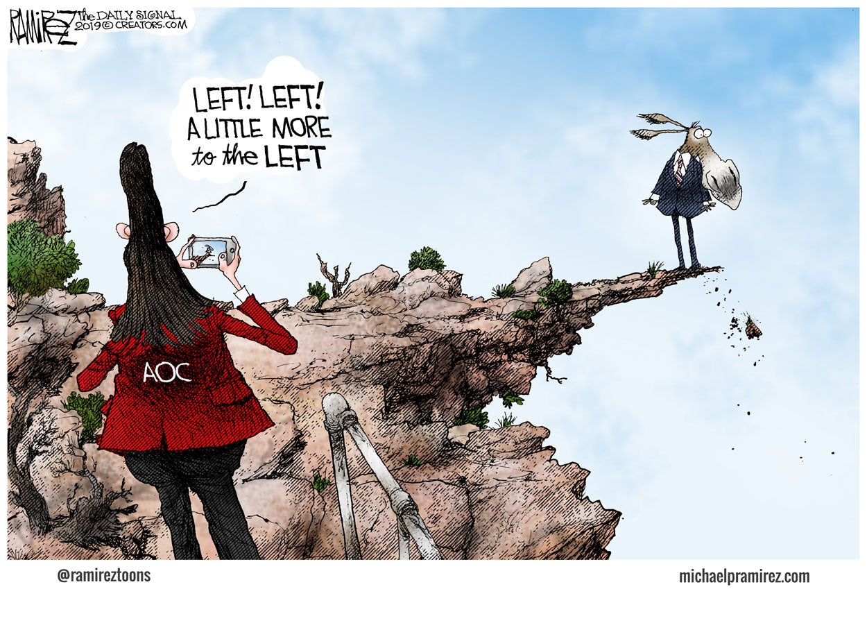 Cartoon: How Far Left Will Democrats Go?