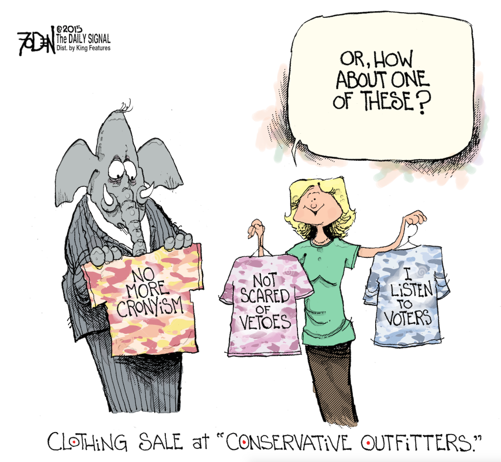 Cartoon: Conservative Outfitters