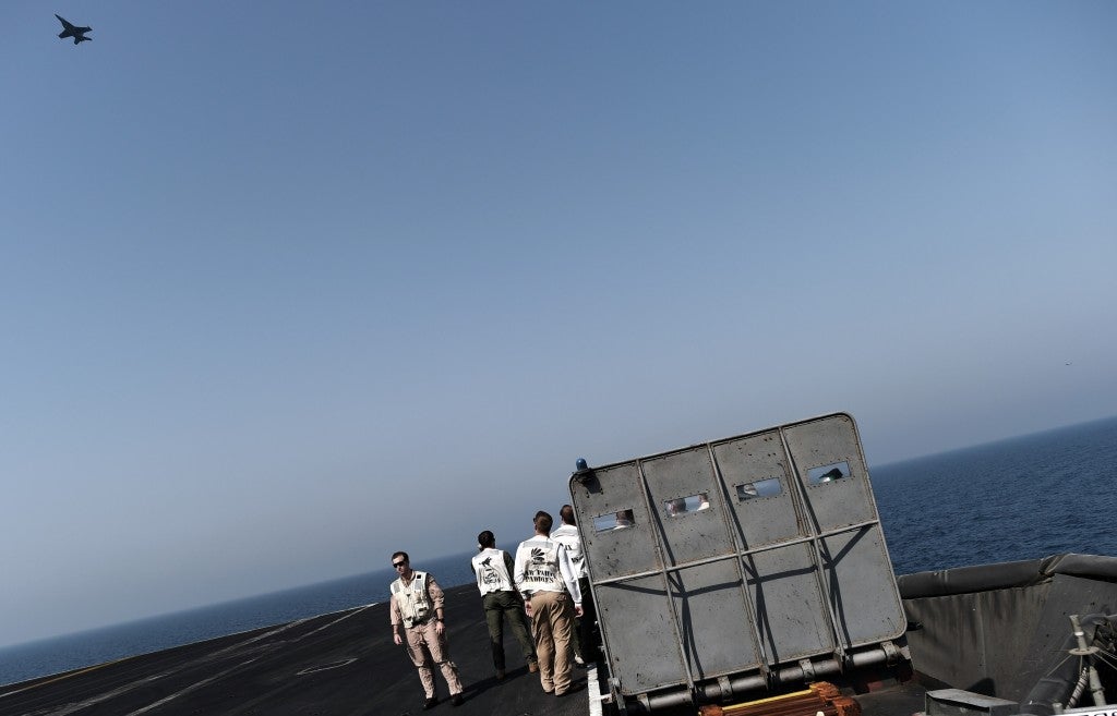 Photos: Life Aboard the USS George H.W. Bush Aircraft Carrier