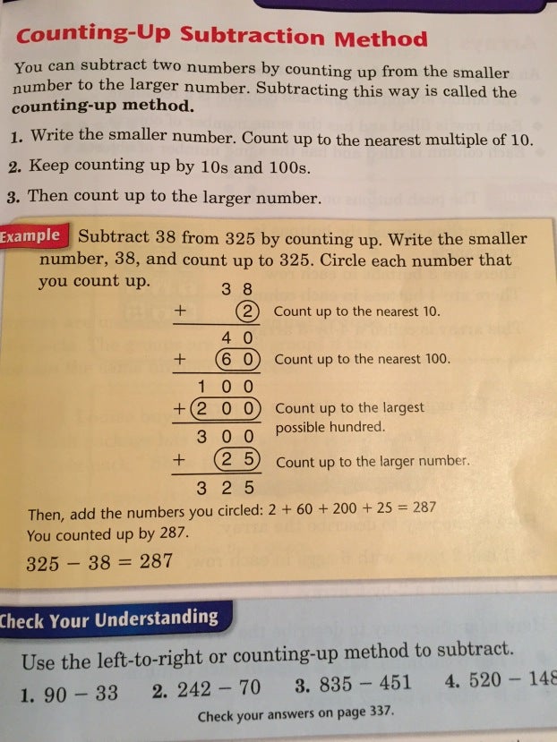 Common Core Homework: 6 Steps to Subtract 2 Numbers
