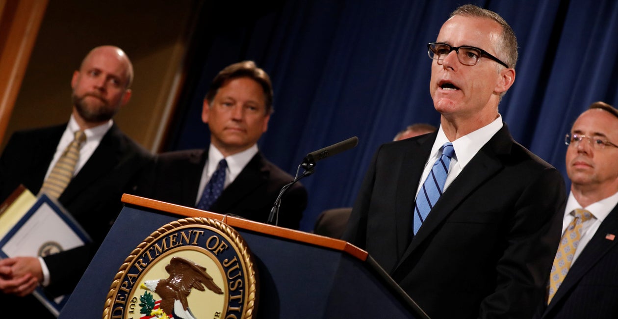 Lawsuit Aims to ‘Vindicate’ Andrew McCabe and ‘Restore His Good Name’