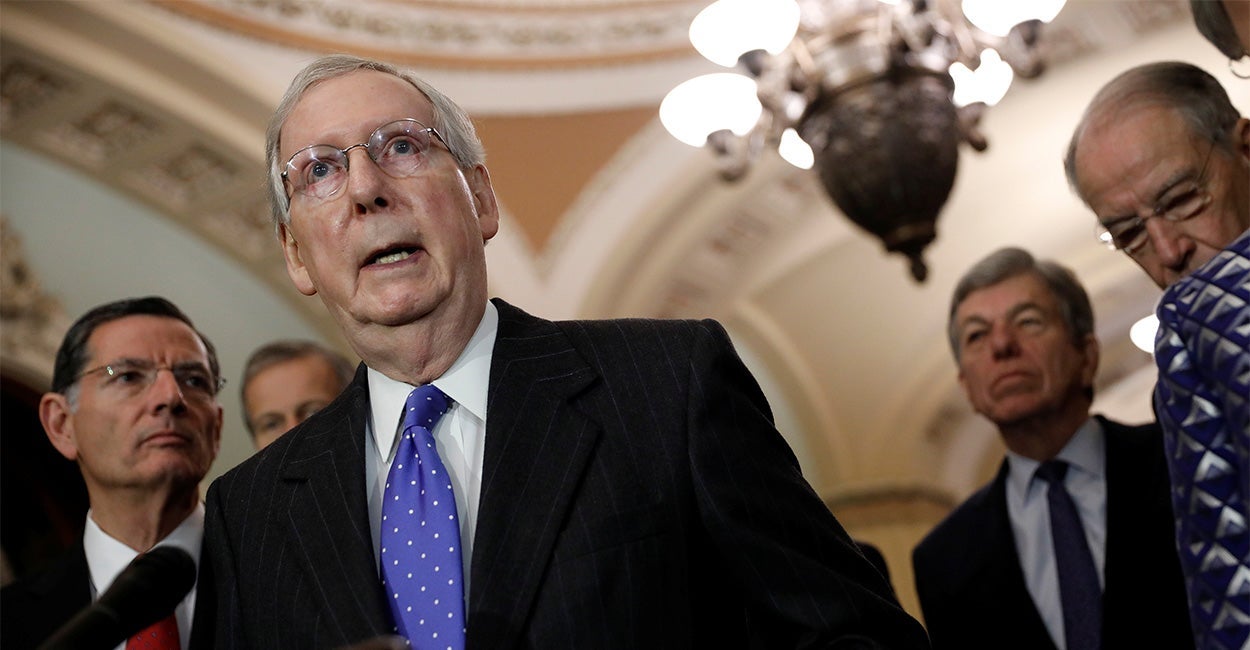 Senate Will Take Up Trump-Endorsed 'First Step Act,' McConnell Says