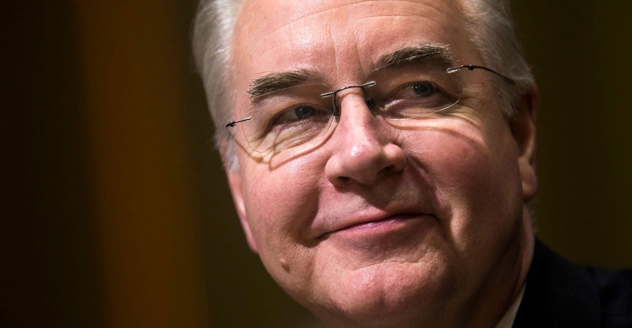 Senate Confirms Tom Price as HHS Secretary